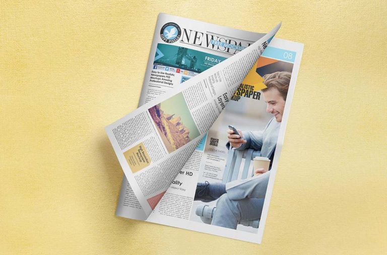 25+ Newspaper Mockup Templates (Free & Pro) | Design Shack