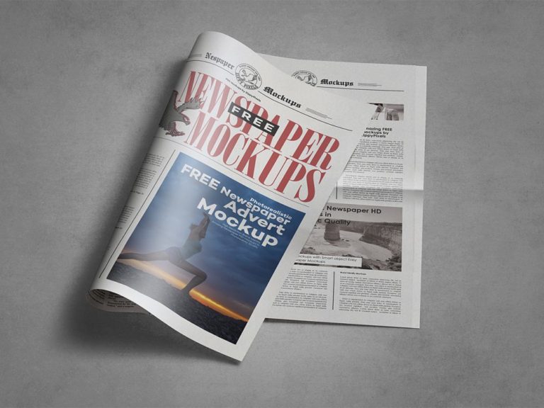 25+ Newspaper Mockup Templates (Free & Pro) | Design Shack