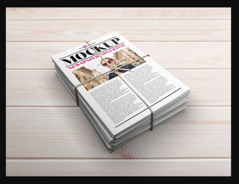 25+ Template Mockup Koran (Gratis & Pro) - desainae.com