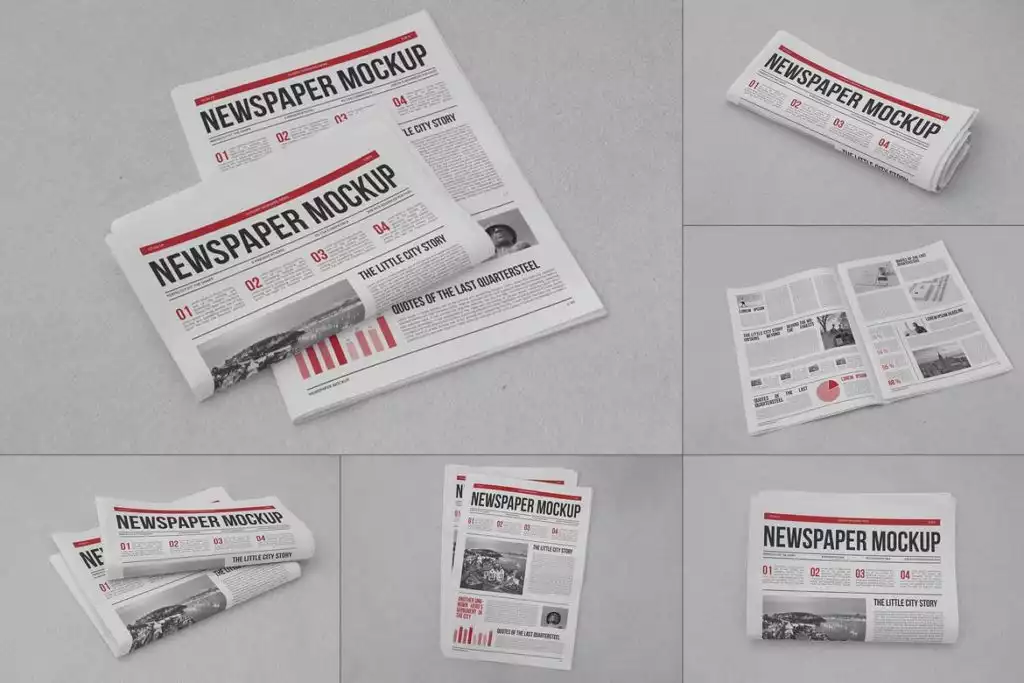 Multipurpose Newspaper Mockup Template | Design Shack