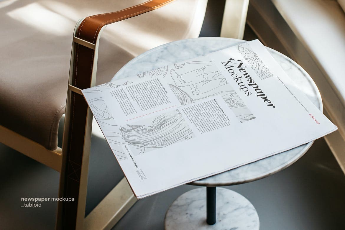 25+ Template Mockup Koran (Gratis & Pro) - desainae.com