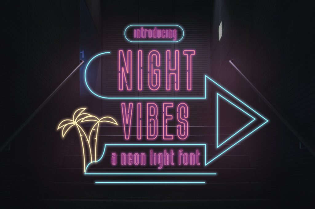 25+ font tanda neon terbaik - desainae.com