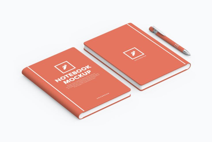 25+ Notebook Mockup Templates (Spiral Notebooks + More) | Design Shack