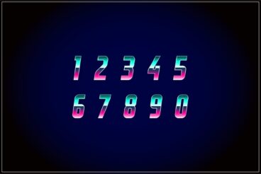 50+ Best Number Fonts for Displaying Numbers | Design Shack