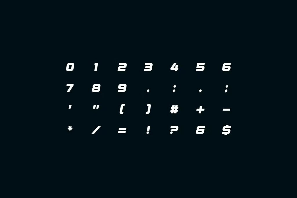 50+ Best Number Fonts for Displaying Numbers | Design Shack