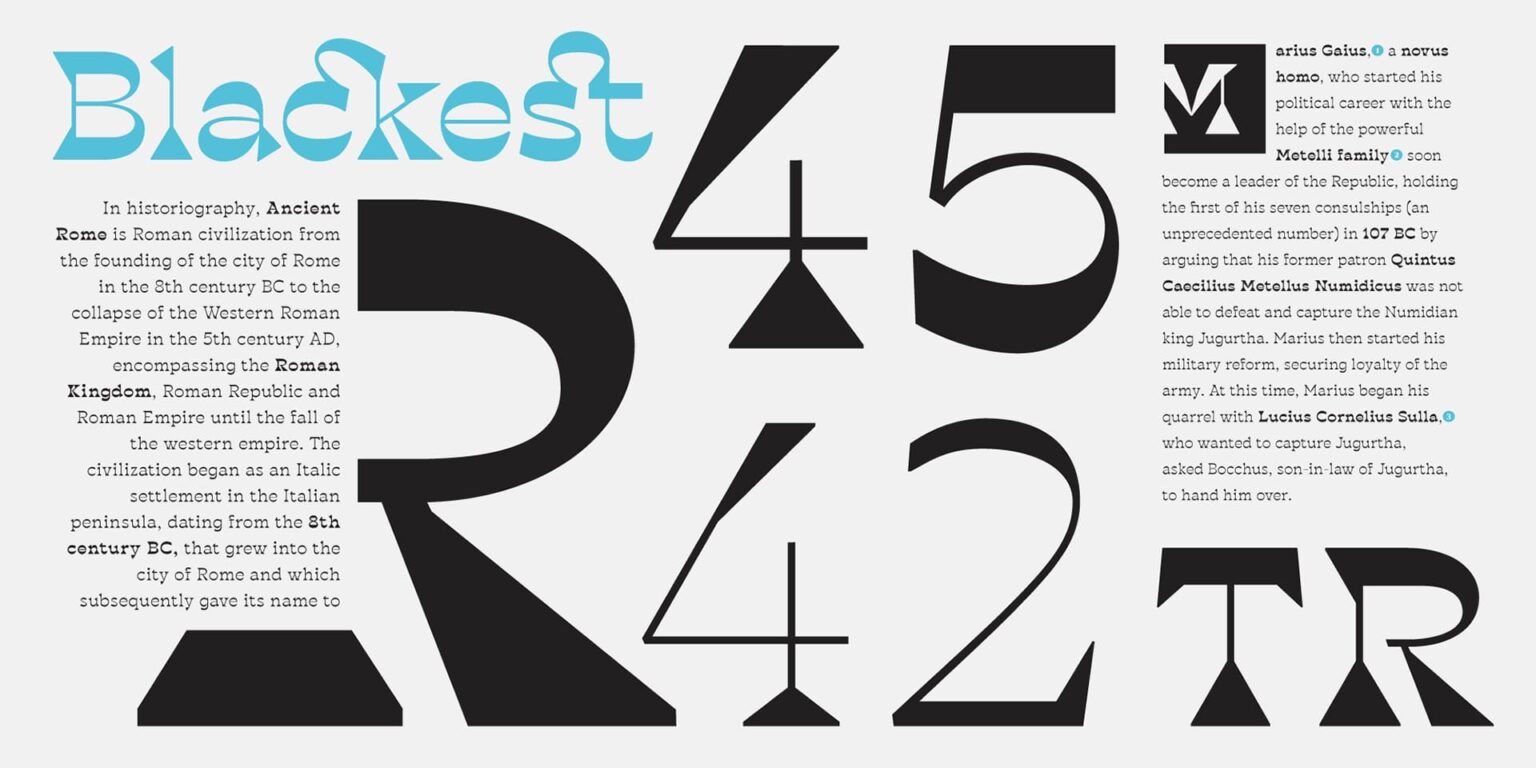 50+ Best Number Fonts for Displaying Numbers | Design Shack