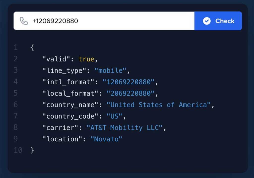Lookup and Validate Phone Numbers With Numlookupapi | Design Shack