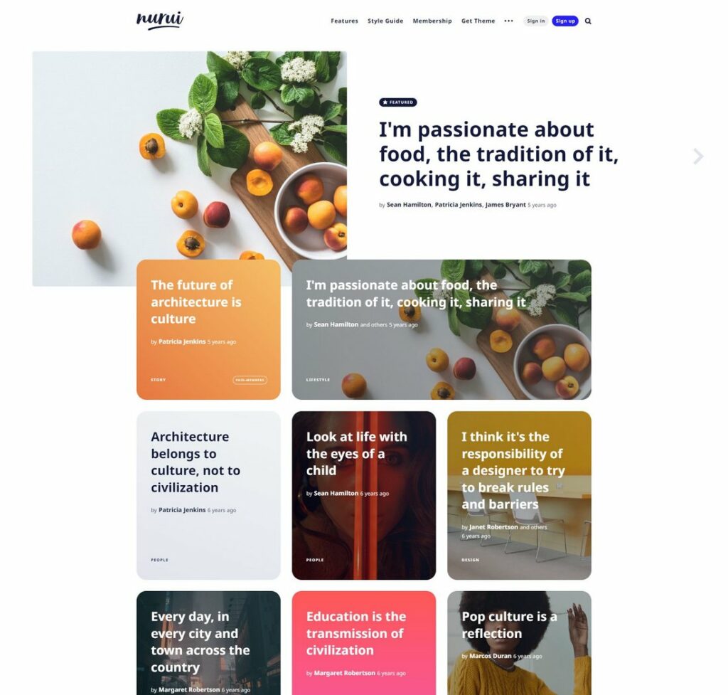 30 Beautifully Designed Ghost Themes | Design Shack