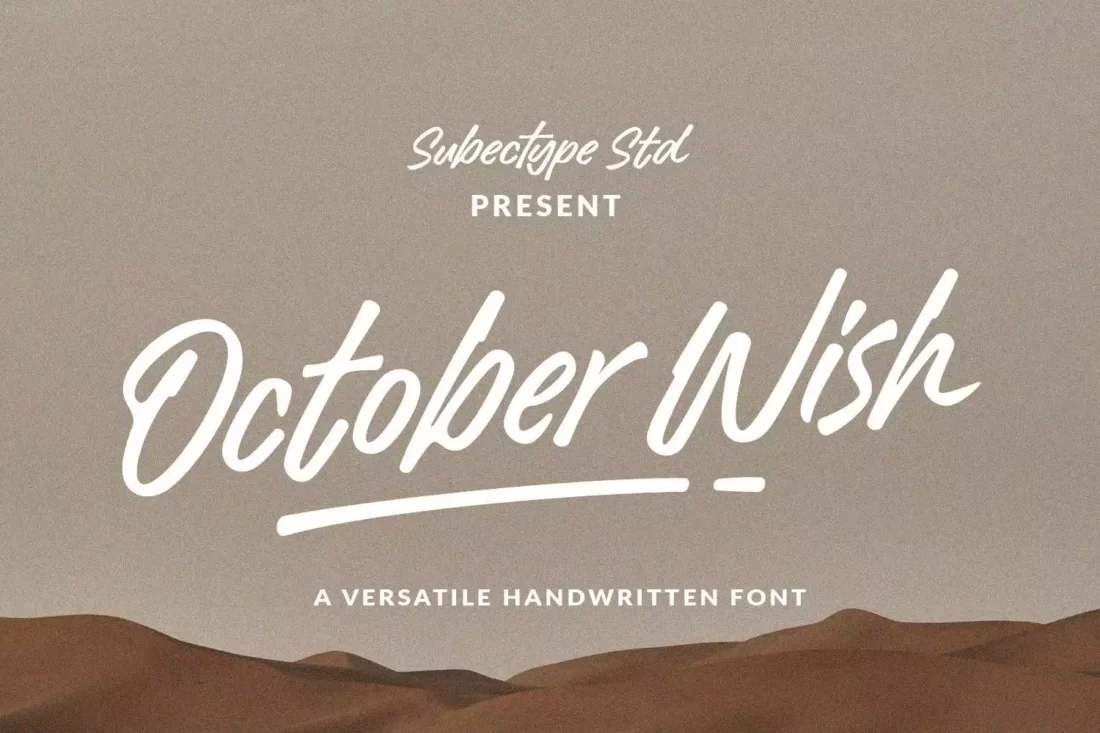 October Wish Marker Font | Design Shack