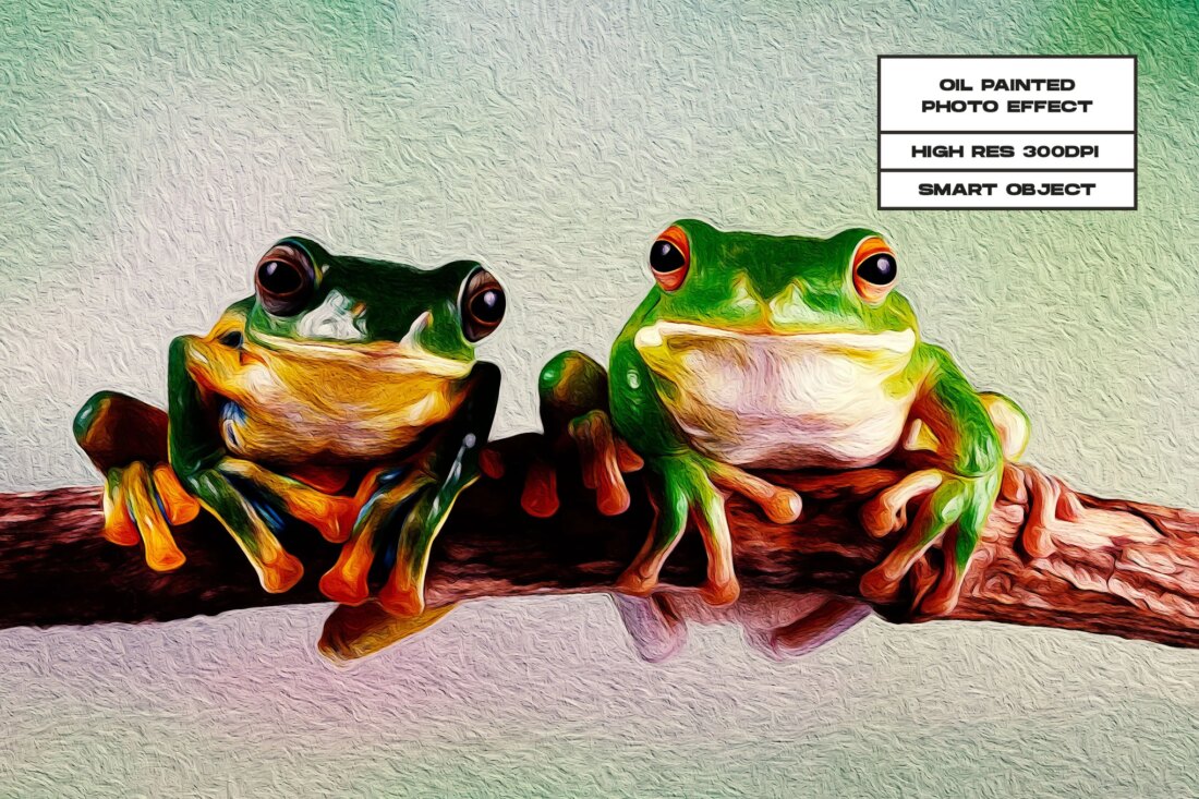 25+ Realistic Oil Paint Filters, Effects & Brushes for Photoshop ...