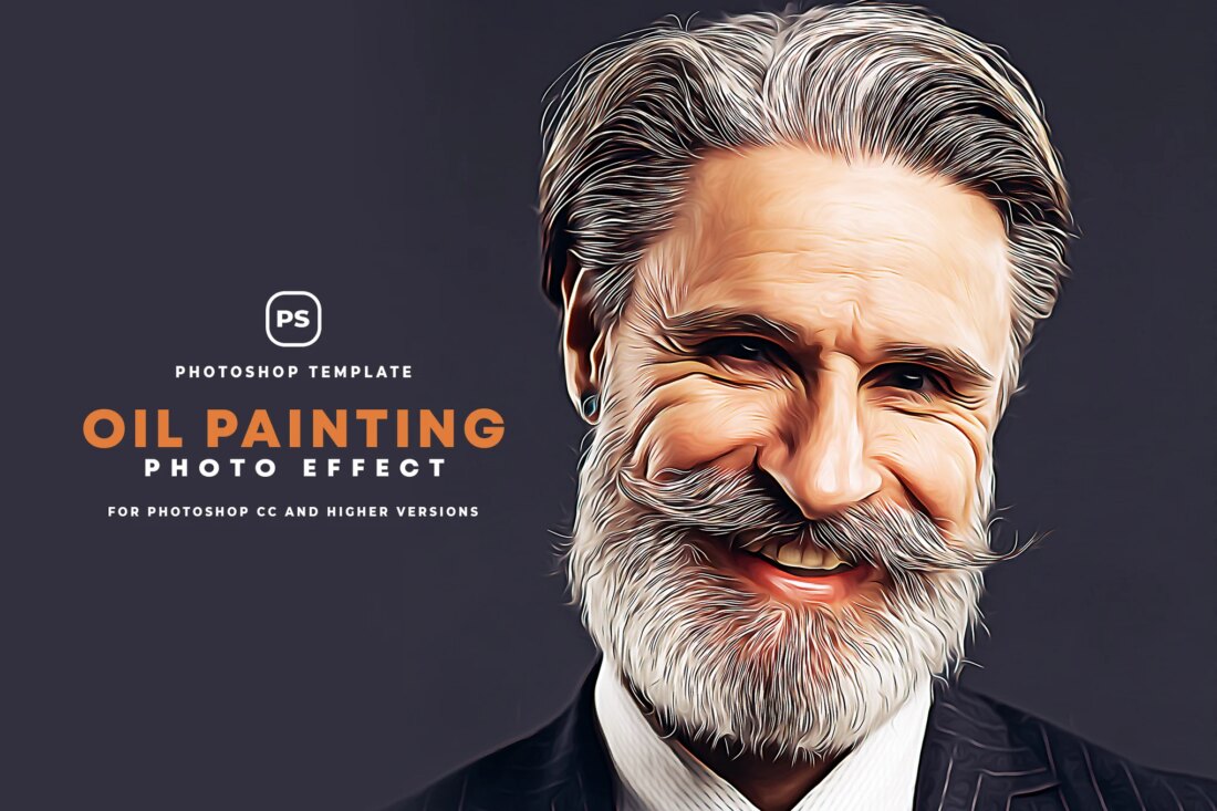 25+ Realistic Oil Paint Filters, Effects & Brushes for Photoshop ...