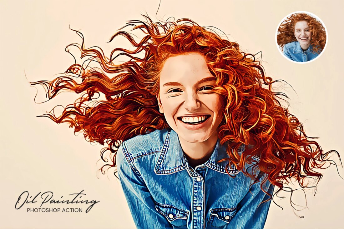 25+ Realistic Oil Paint Filters, Effects & Brushes for Photoshop ...