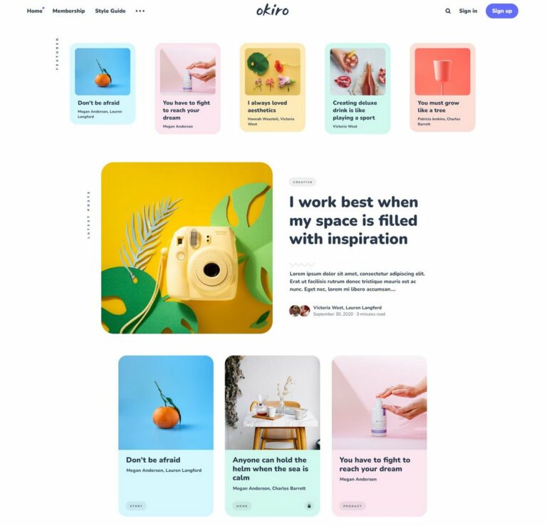 30 Beautifully Designed Ghost Themes | Design Shack