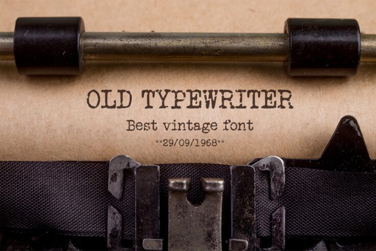 25+ Best Typewriter Fonts (Old, Vintage, Tattoo & More!) | Design Shack