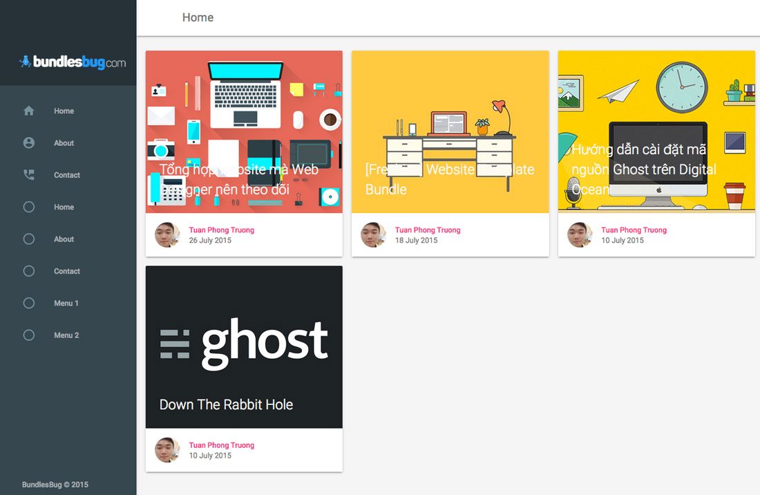 30 Beautifully Designed Ghost Themes | Design Shack