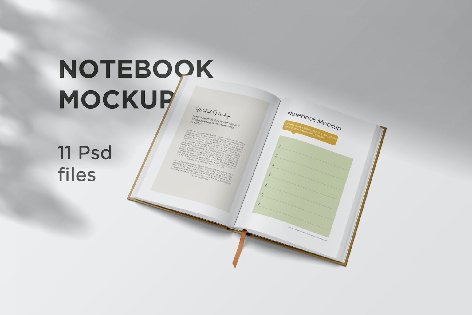 25+ Notebook Mockup Templates (Spiral Notebooks + More) | Design Shack