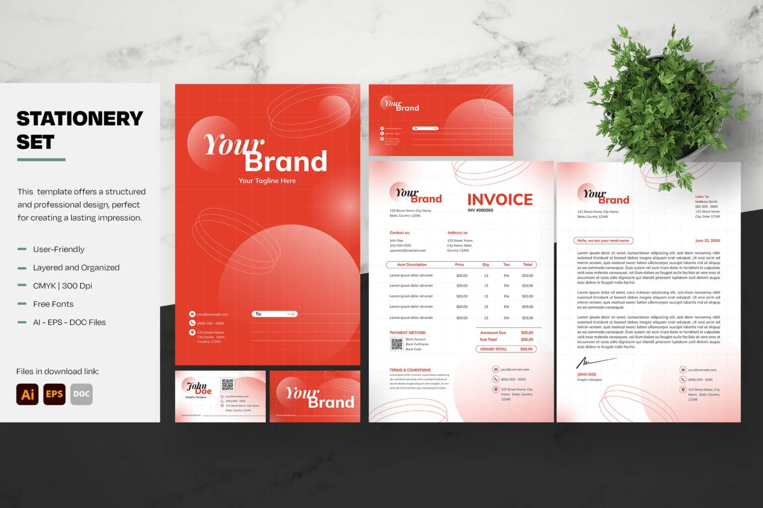 100+ Modern Stationery Templates 2025 | Design Shack