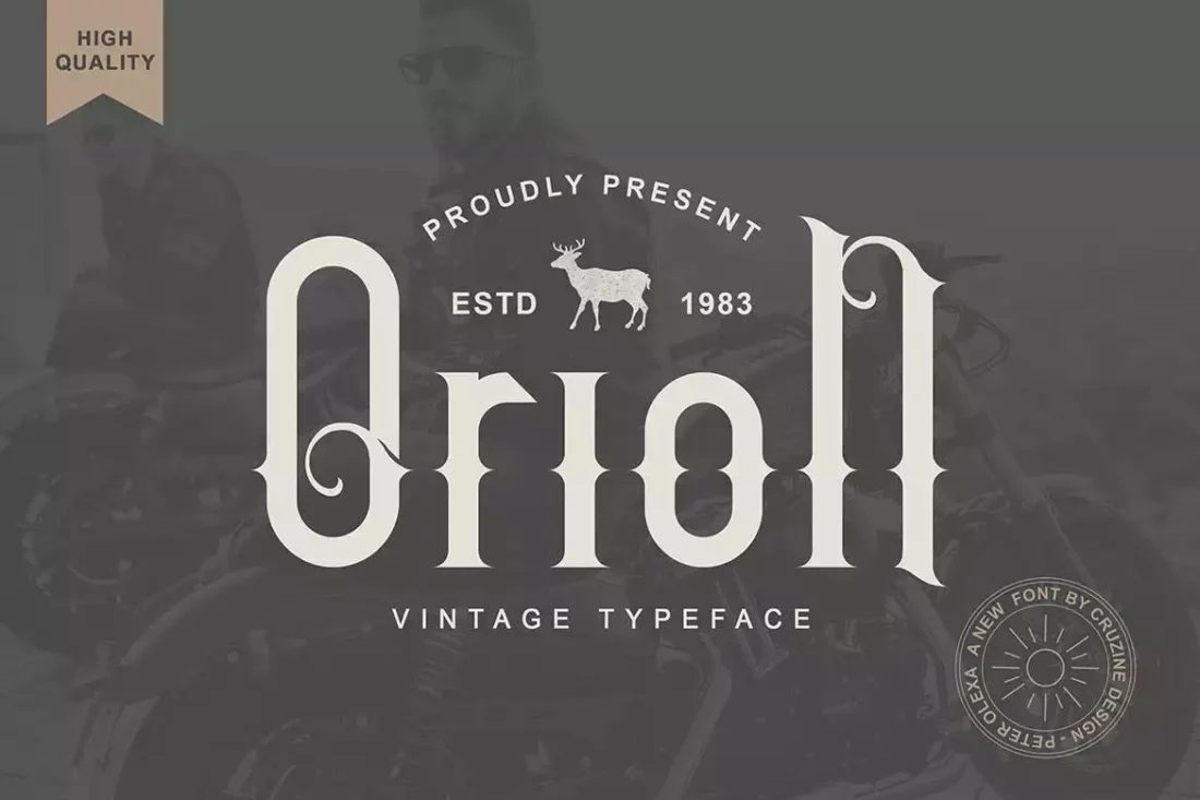 Orion Classic 50s Style Font | Design Shack