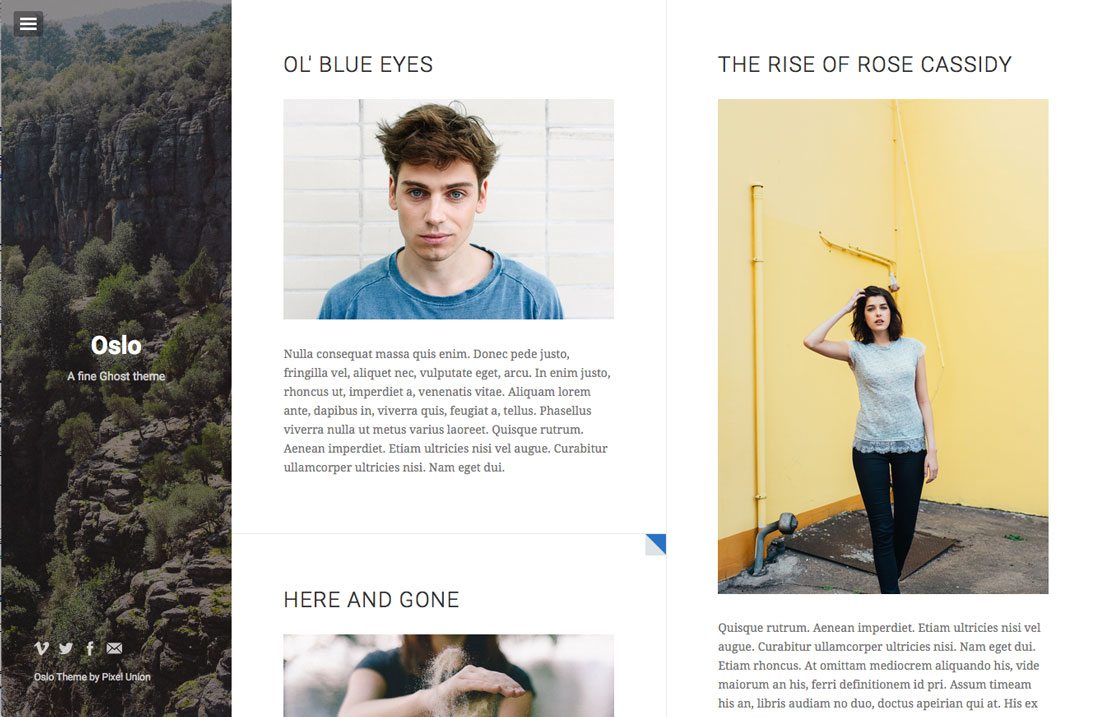 30 Beautifully Designed Ghost Themes | Design Shack