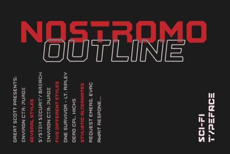 30+ Best Outline Fonts | Design Shack