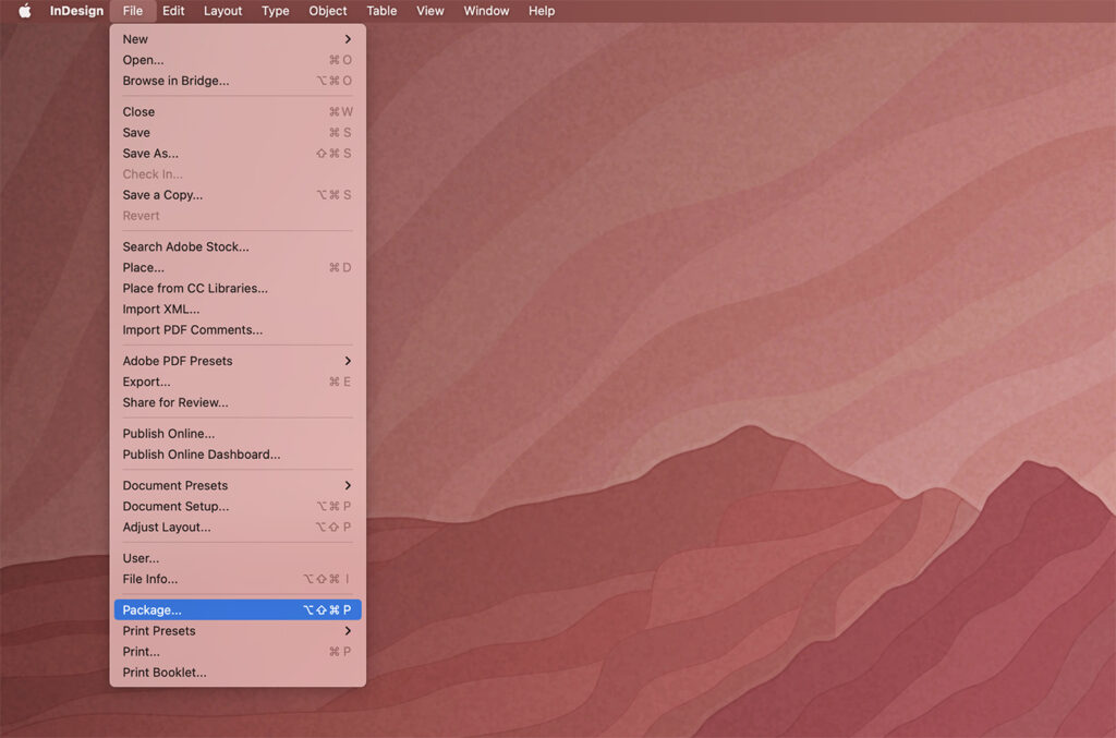 How to Package an InDesign File | Design Shack