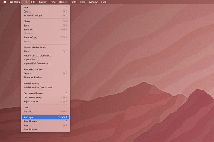 How to Package an InDesign File | Design Shack
