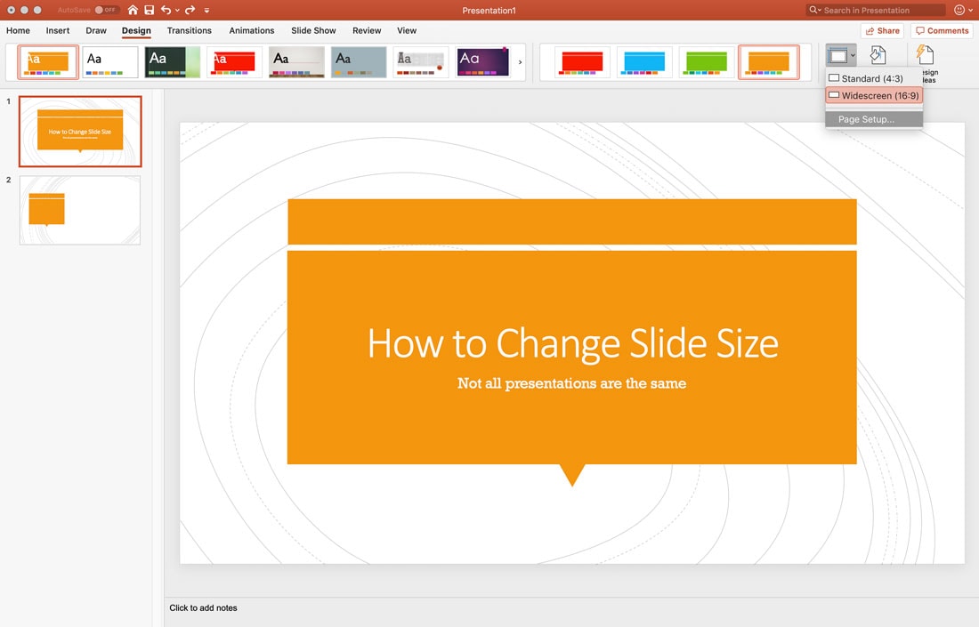 How To Change Slide Size In PowerPoint Shack Design