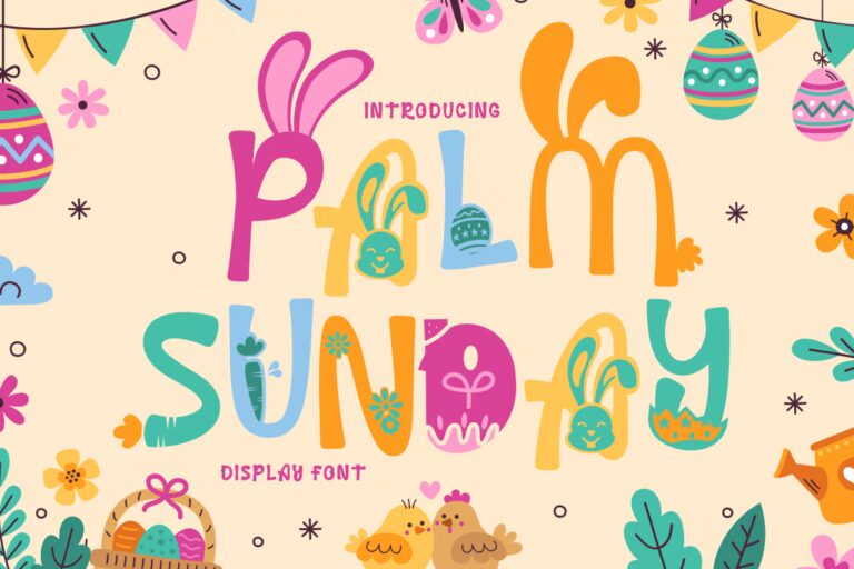 25+ Easter Fonts (Easter Bunny, Eggs & More) | Design Shack
