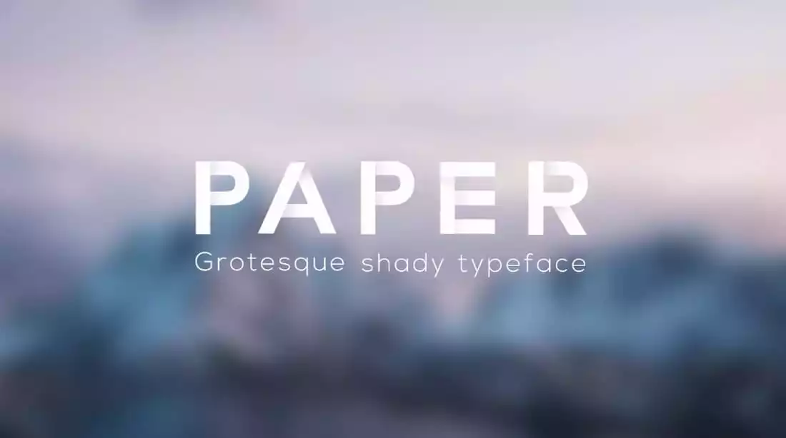 Paper Animated Typeface Premiere Pro Template | Design Shack