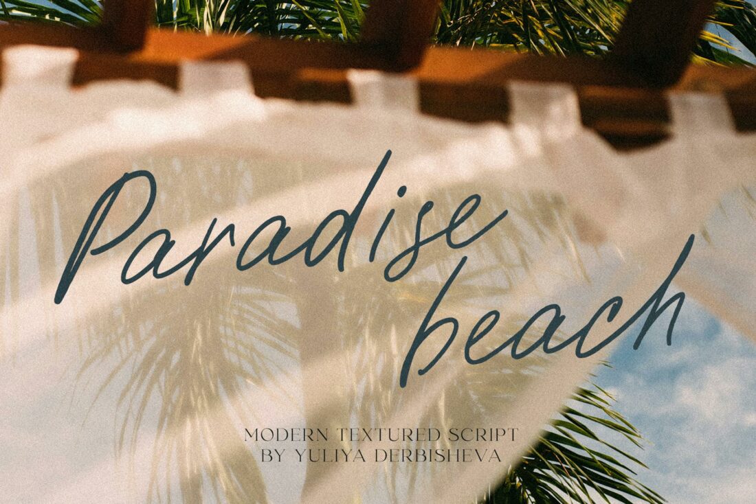 Paradise Beach Font | Design Shack