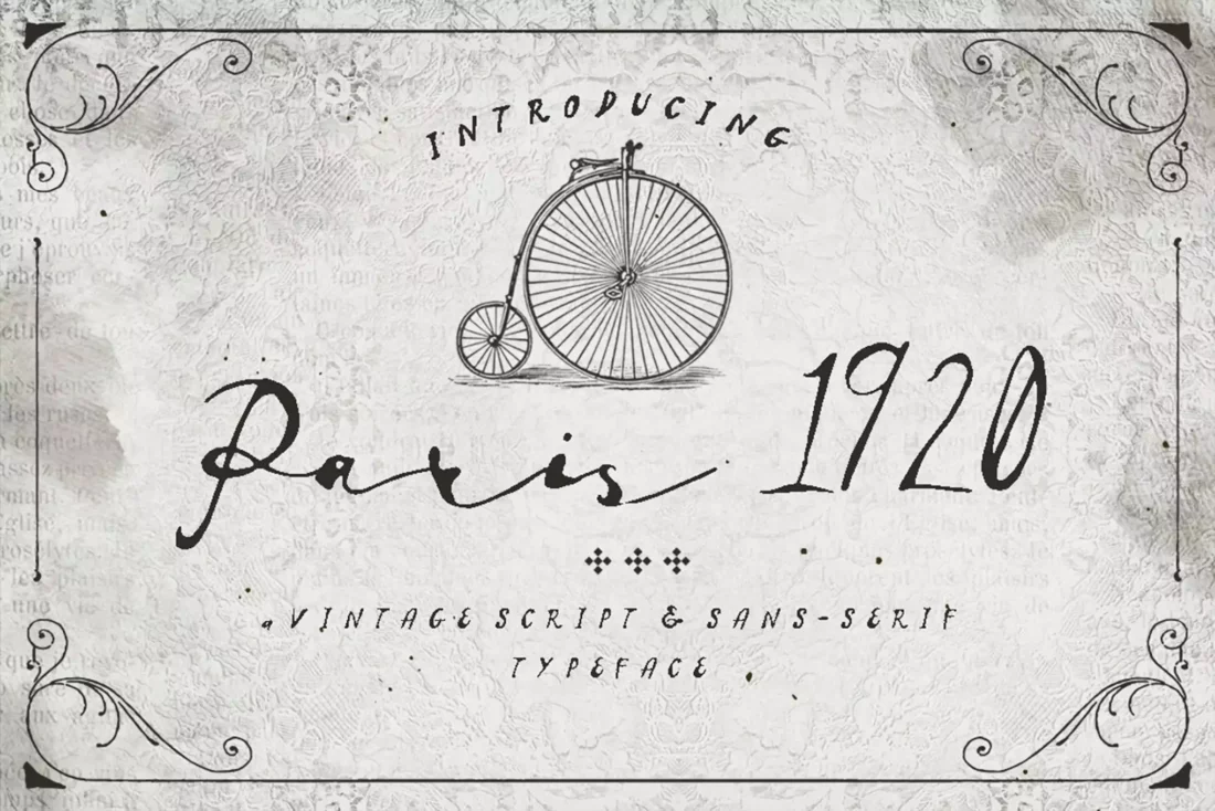 Paris 1920 French Font | Design Shack