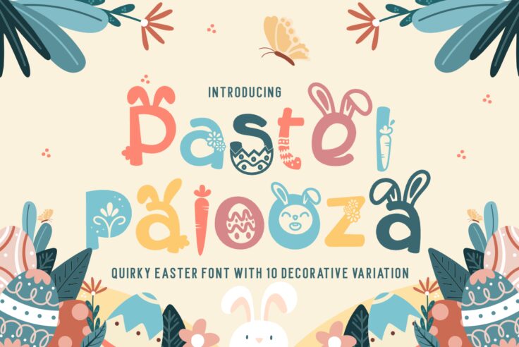25+ Easter Fonts (Easter Bunny, Eggs & More) | Design Shack