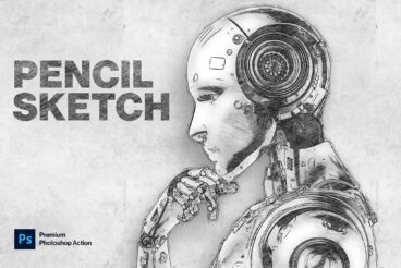 25+ Photo to Pencil Actions for Photoshop (Sketch + Drawing Effects ...