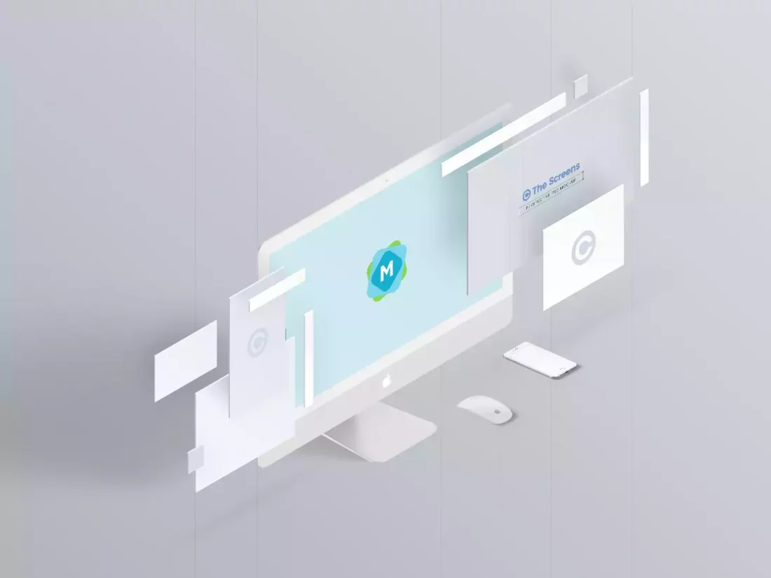 Perspective Device Mockup PSD | Design Shack