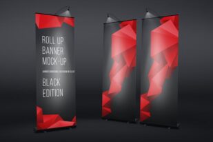 Perspective Rollup Banner Mockups | Design Shack