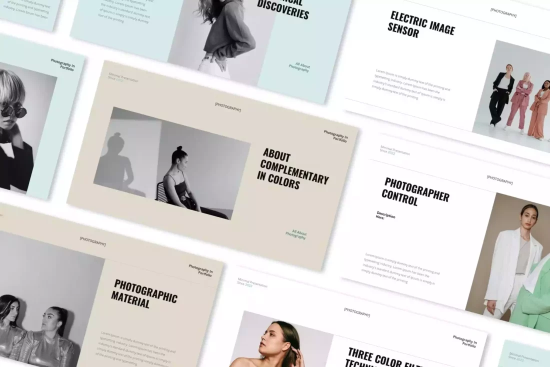 Elegant Photography PowerPoint Template | Design Shack