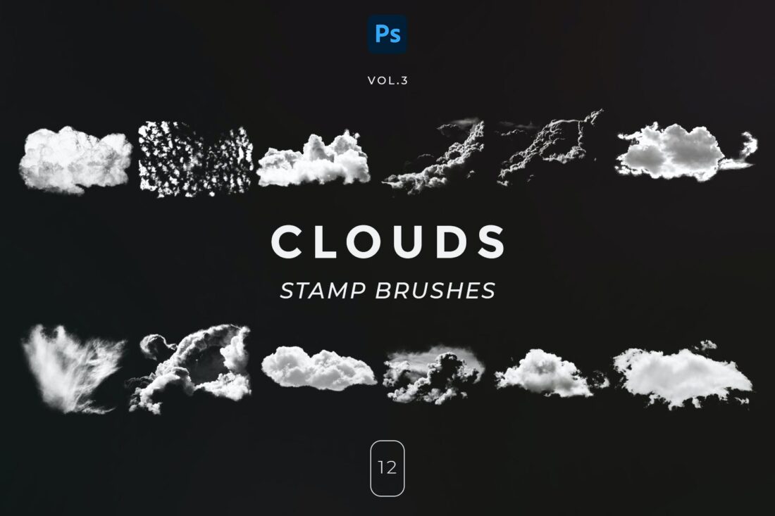 20+ Best Cloud Photoshop Brushes & Actions | Design Shack