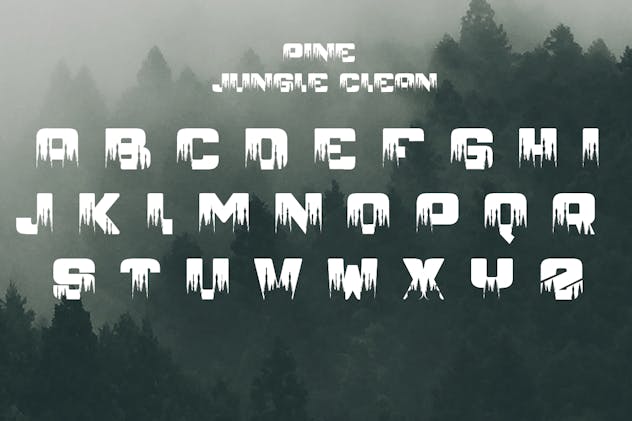 Pine Jungle Font | Design Shack