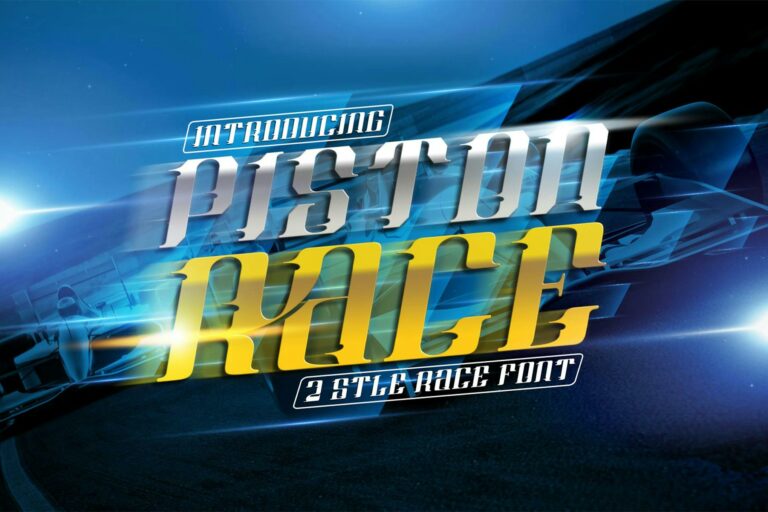 25+ Best Racing Fonts (Racing Number, Script Fonts & More) | Design Shack