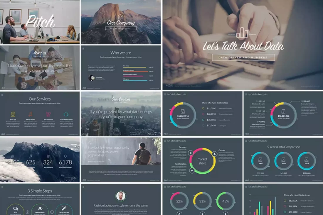 Pitch – Startup Pitch Deck Template | Design Shack