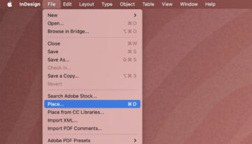 How to Insert Pictures and Images in InDesign | Design Shack