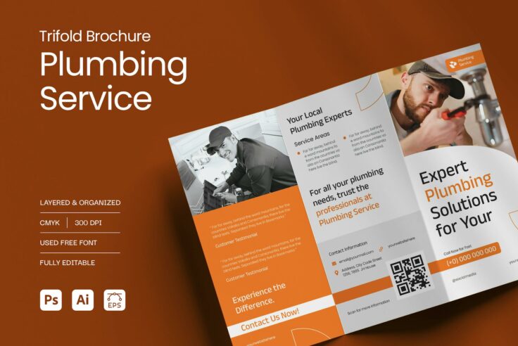 90+ Best Tri-Fold Brochure Templates (Word & InDesign) 2024 | Design Shack