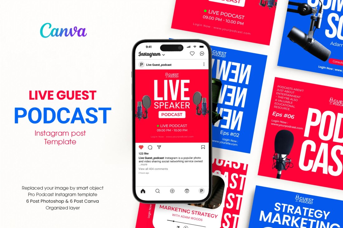 25 Best Canva Social Media Templates Instagram More