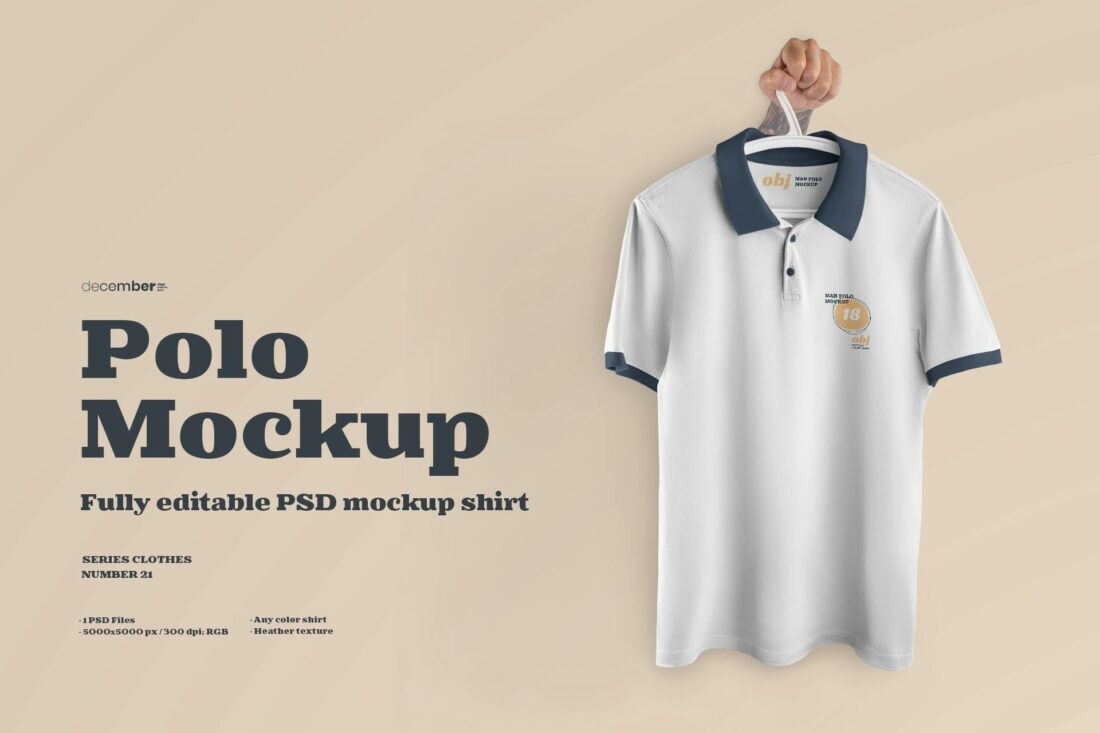 20+ Best Polo Shirt Mockups | Design Shack