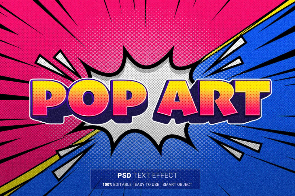 25+ Cool Pop Art Examples, Effects, Templates & Fonts | Design Shack