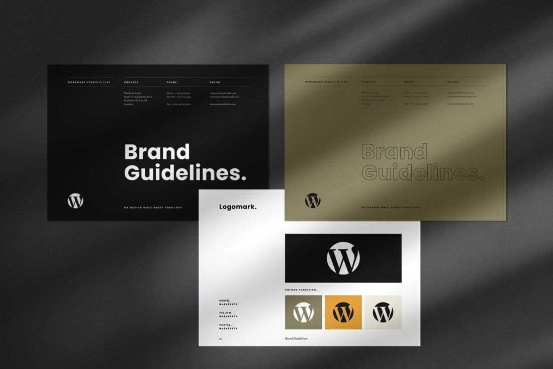 65+ Best Brand Manual & Style Guide Templates 2024 (Free + Premium ...
