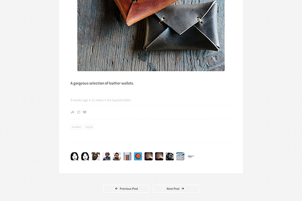 Uptown Tumblr Theme | Design Shack