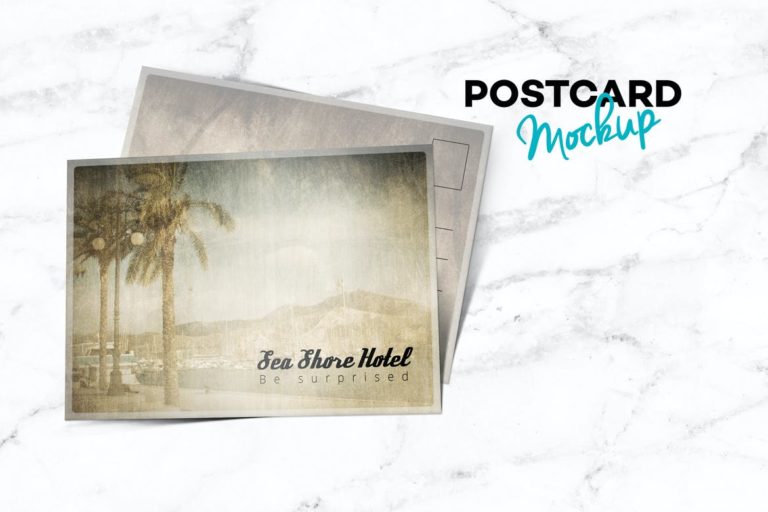 30+ Postcard Mockup Templates (Free & Pro) | Design Shack