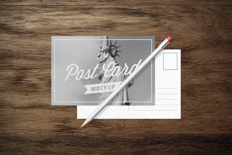 30+ Postcard Mockup Templates (Free & Pro) | Design Shack