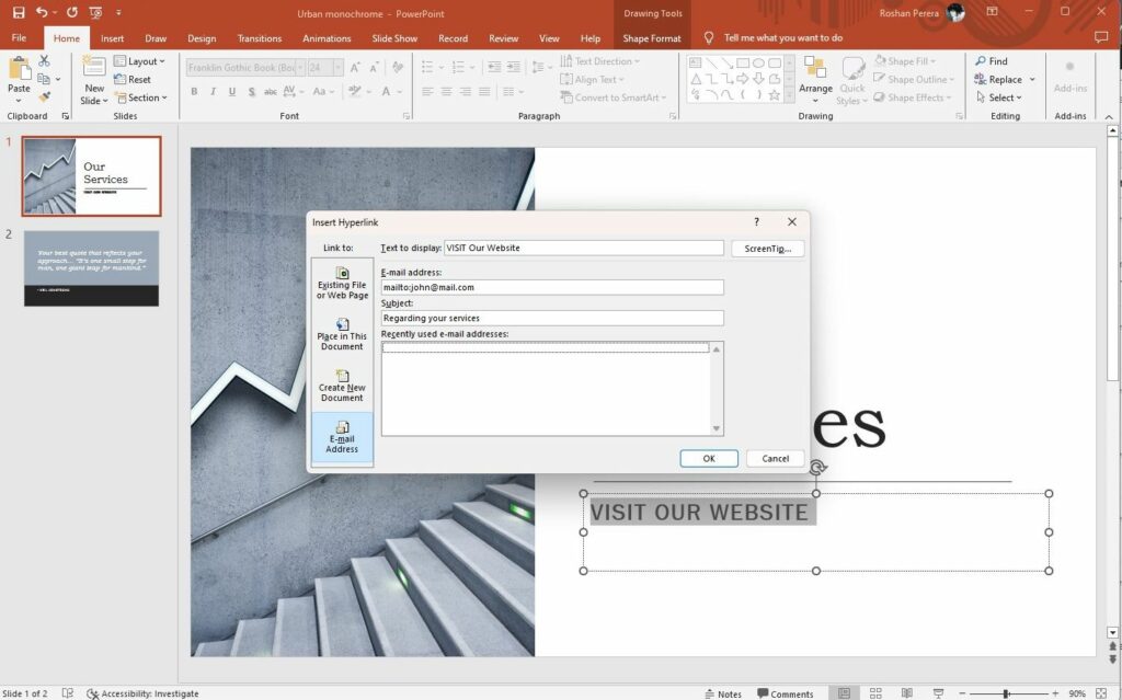 How to Add a Hyperlink in PowerPoint: 3 Quick Steps | Design Shack